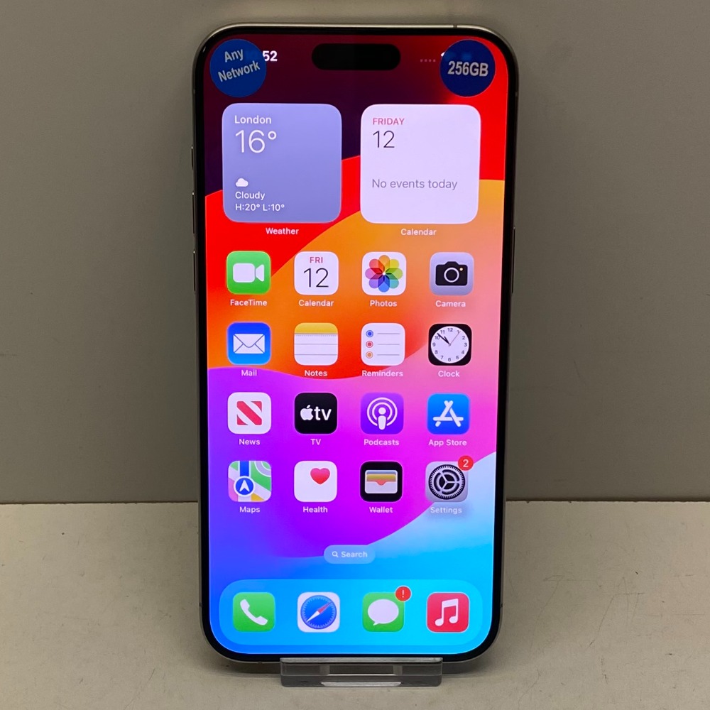 Pre-owned Apple iPhone 15 Pro Max Unlocked Model A3106 256GB in Natural ...
